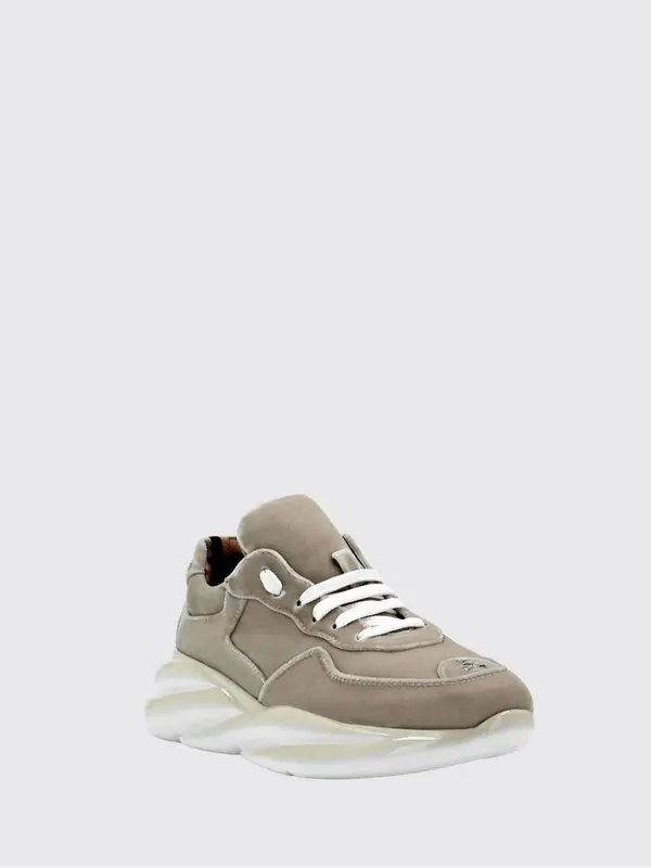 Philipp Plein Velvet Lace-up Low-top Sneakers With Chunky Sole - Ivory