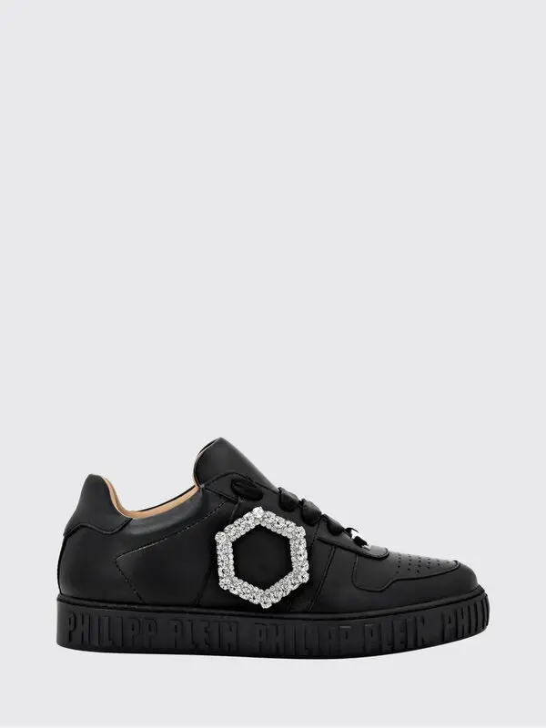 Philipp Plein Embellished Low-top Leather Trainers