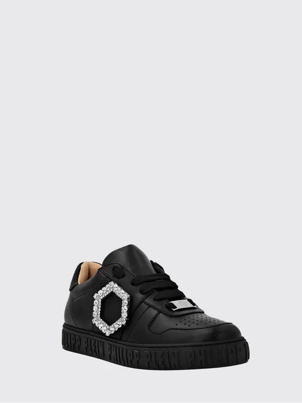 Philipp Plein Embellished Low-top Leather Trainers