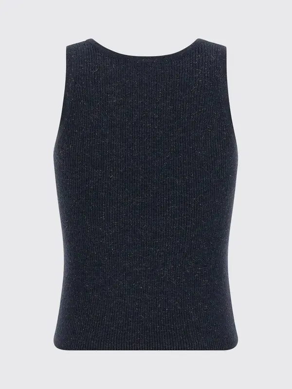 Brunello Cucinelli Off-the-shoulder Knit Top In Cashmere Blend