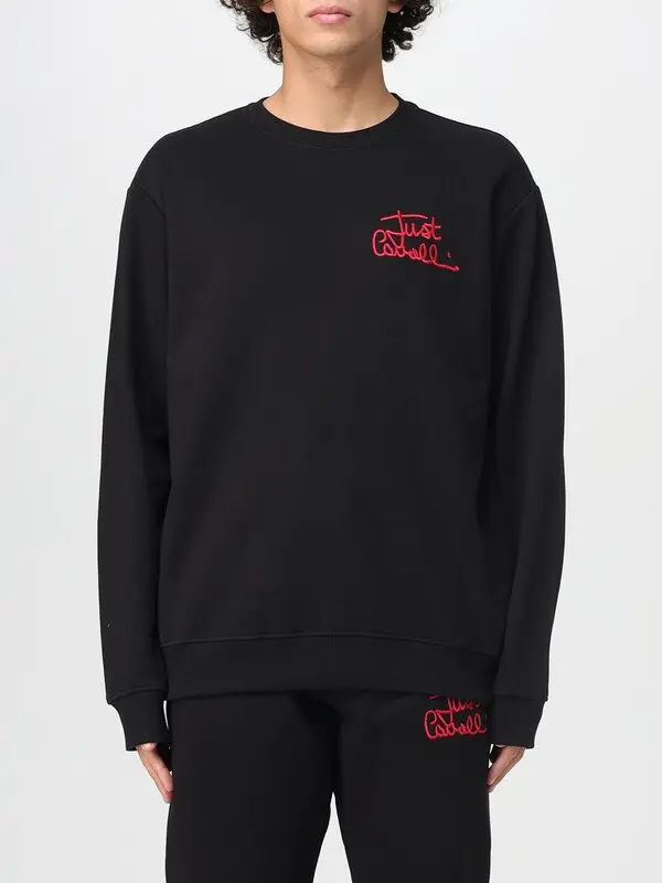 Just Cavalli Embroidered Logo Sweatshirt