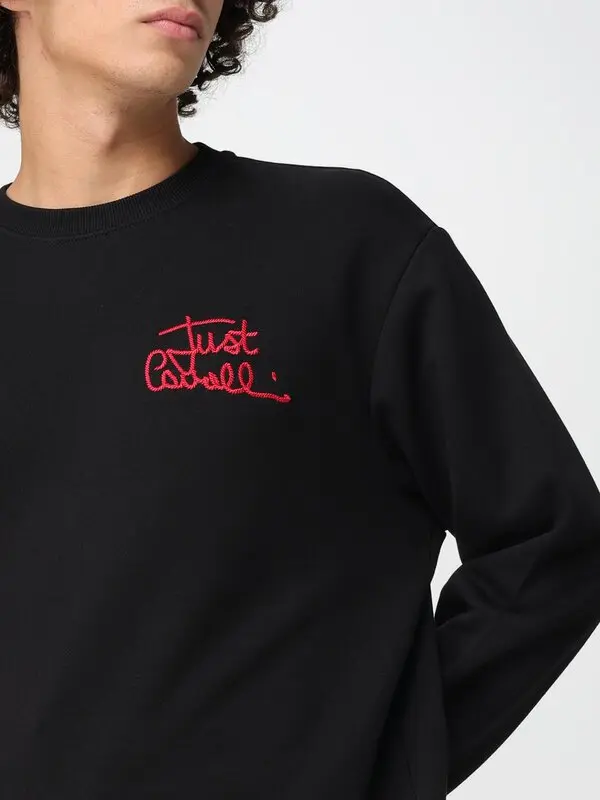Just Cavalli Embroidered Logo Sweatshirt