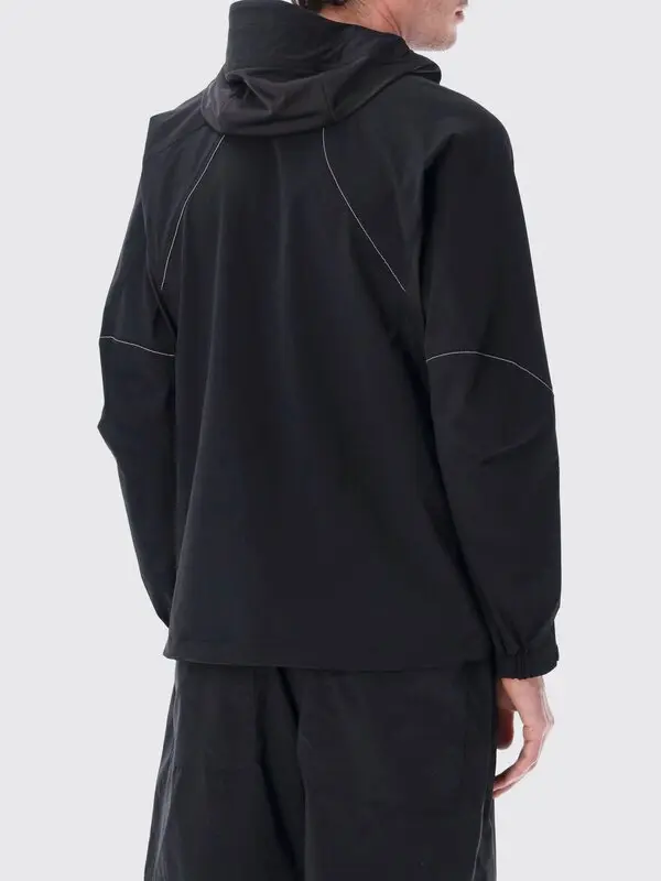 AND WANDER Ripstop Nylon Hooded Jacket - Black
