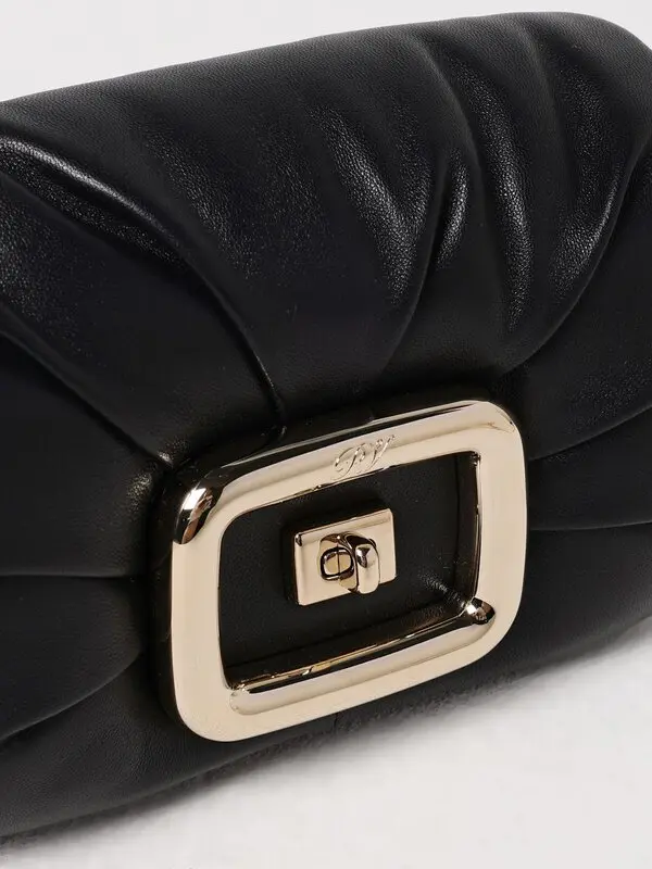 ROGER VIVIER Leather Mini Bag With Clasp And Chain Strap