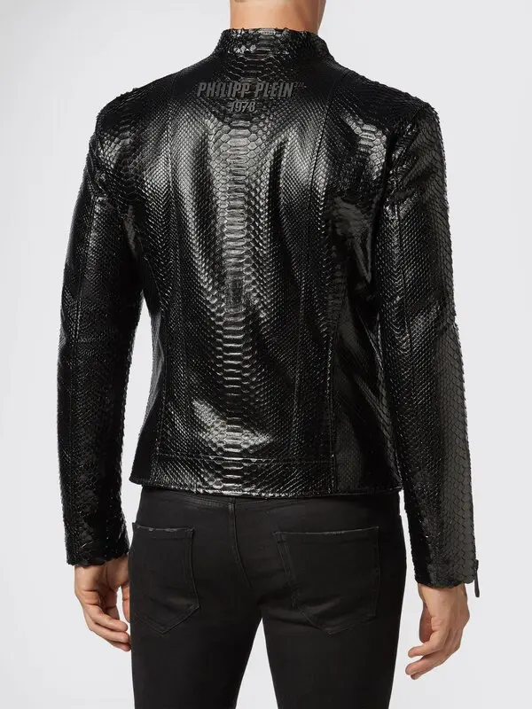 Philipp Plein Textured Zip-up Jacket