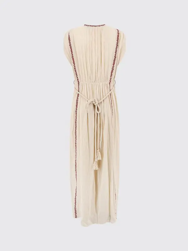 Isabel Marant Étoile Liviane Embroidered Cotton Maxi Dress