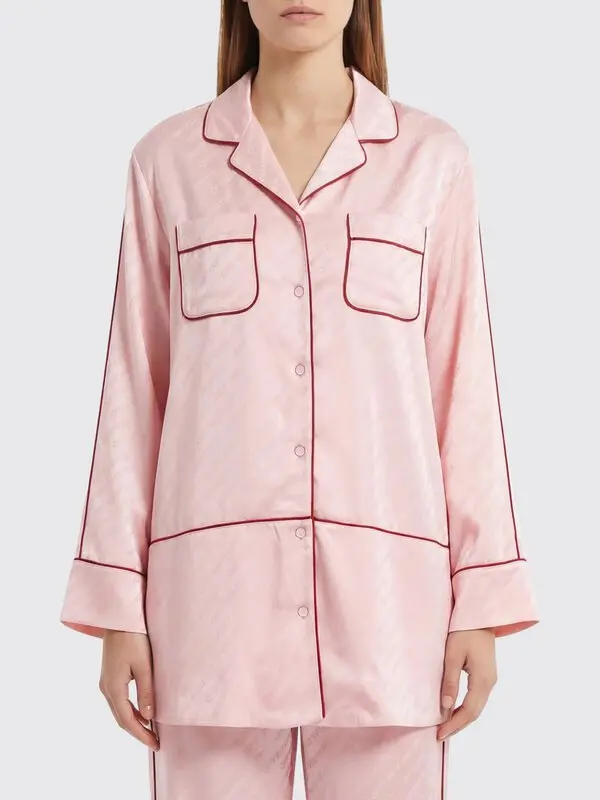 Off-White Pyjama Style Satin Shirt