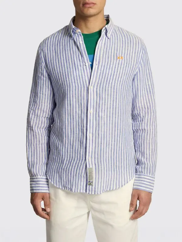 LA MARTINA Striped Linen Shirt