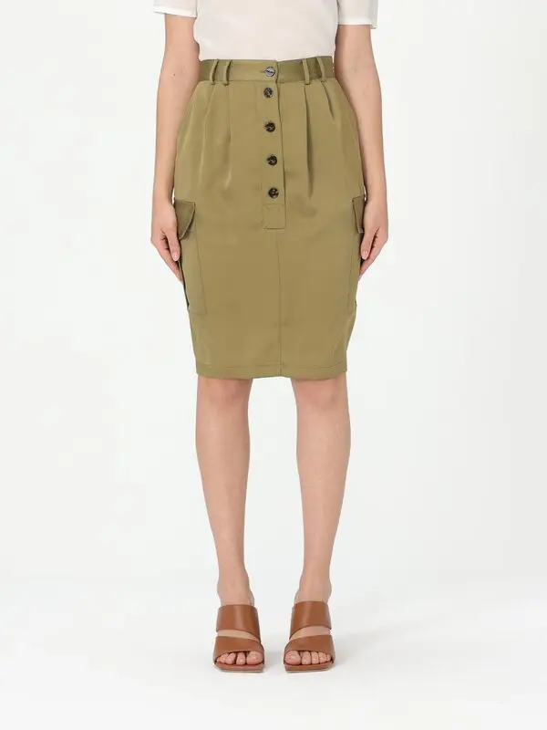 SIMONA CORSELLINI Belted Cargo Skirt