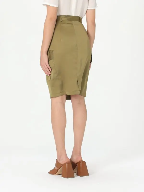 SIMONA CORSELLINI Belted Cargo Skirt