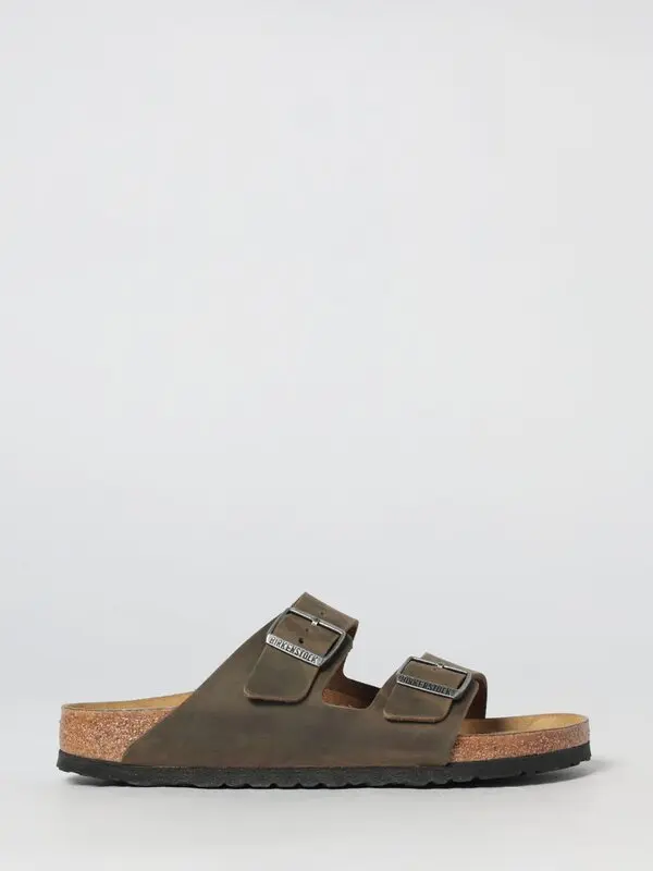 BIRKENSTOCK Arizona Oiled Leather Sandals - Green