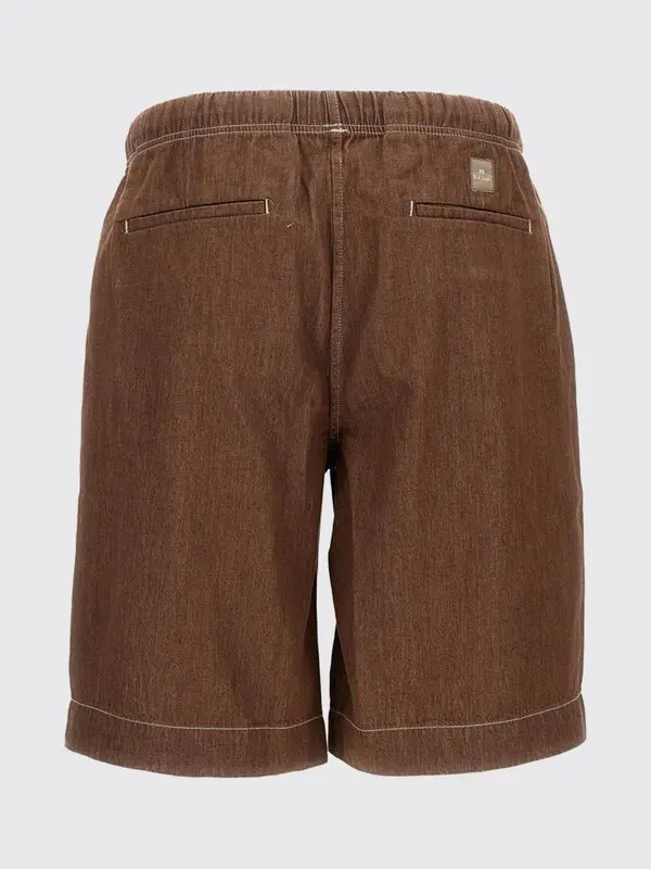 Paul Smith Knee-length Cotton Shorts With Drawstring Waist