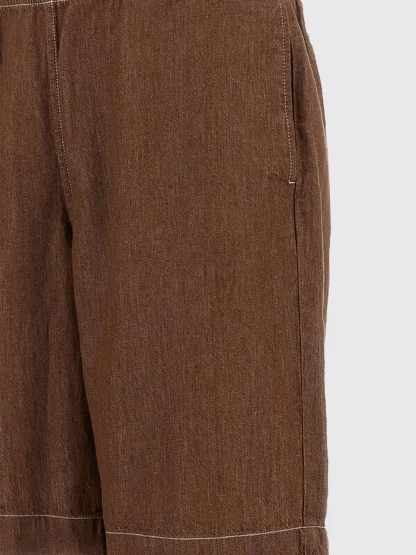 Paul Smith Knee-length Cotton Shorts With Drawstring Waist