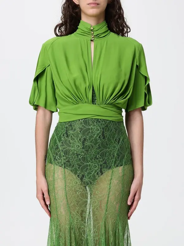 Elisabetta Franchi Viscose Blouse - Green