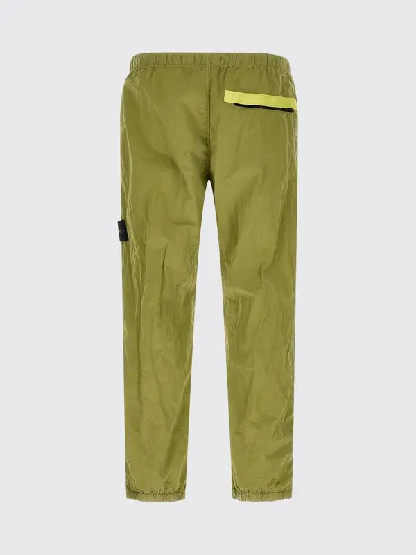 Stone Island Technical Fabric Cargo Pants - Green