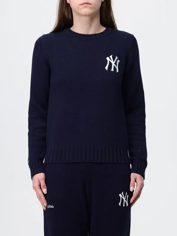 SPORTY & RICH Crewneck Sweater With Monogram