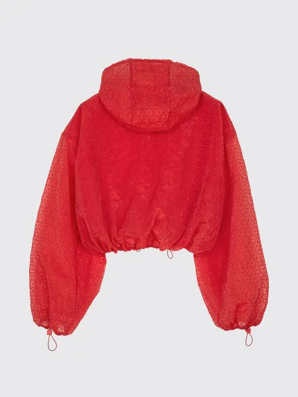 Cecilie Bahnsen Cropped Bomber Jacket With Floral Print