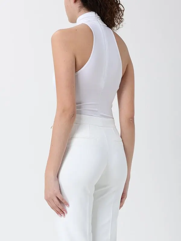 Elisabetta Franchi Stretch Viscose Bodysuit Top