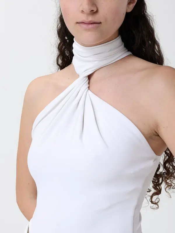 Elisabetta Franchi Stretch Viscose Bodysuit Top