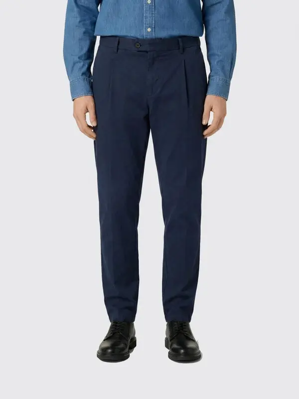 Eleventy Stretch Cotton Blend Chino Trousers