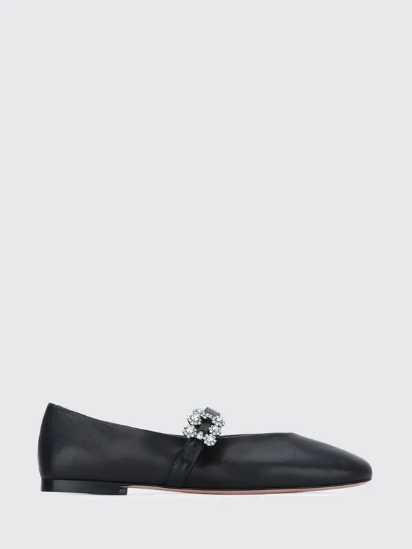ROGER VIVIER Efflorescence Nappa Ballerina - Black