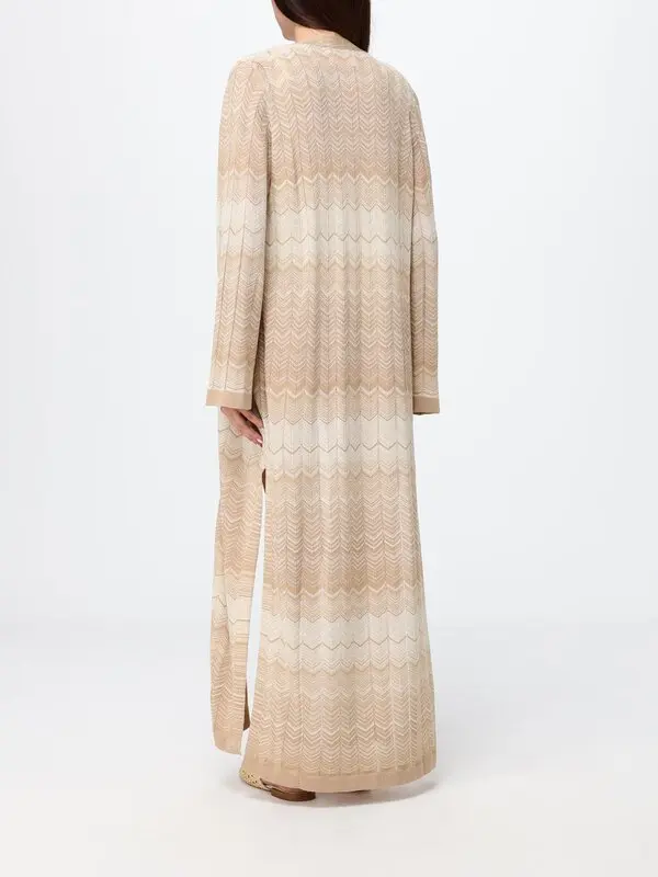 MC2 SAINT BARTH Long Cardigan - Beige
