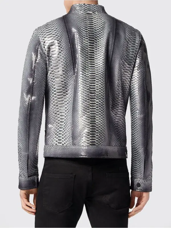Philipp Plein Zip-up Jacket - Silver