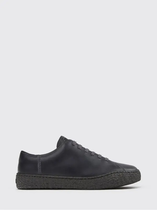 Camper Peu Terreno Smooth Leather Sneakers With Embossed Logo And Rubber Sole