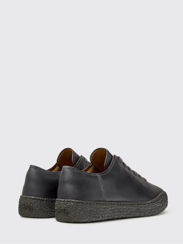 Camper Peu Terreno Smooth Leather Sneakers With Embossed Logo And Rubber Sole