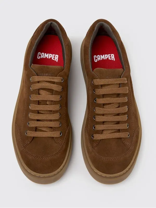 Camper Runner Twentyfive Suede Sneakers With Rear Logo