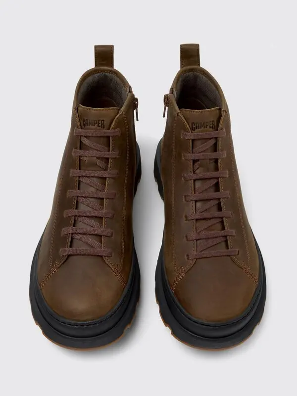 Camper Lace Up Leather Boots