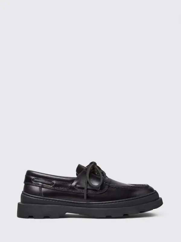 Camper Leather Loafers With Lace Fastening