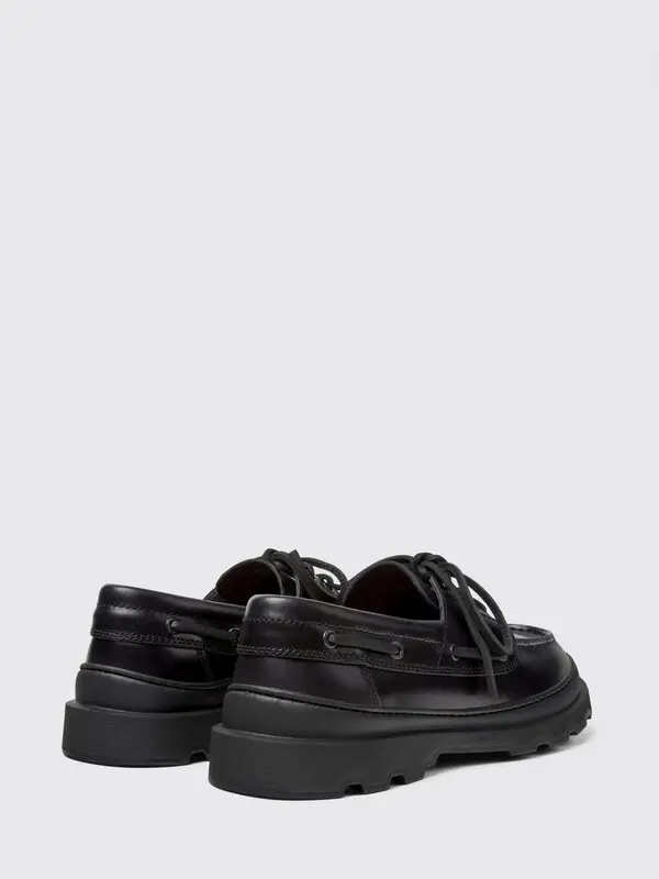 Camper Leather Loafers With Lace Fastening