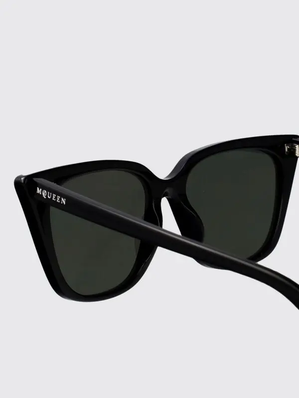 Alexander McQueen Butterfly Cat-eye Sunglasses - Black