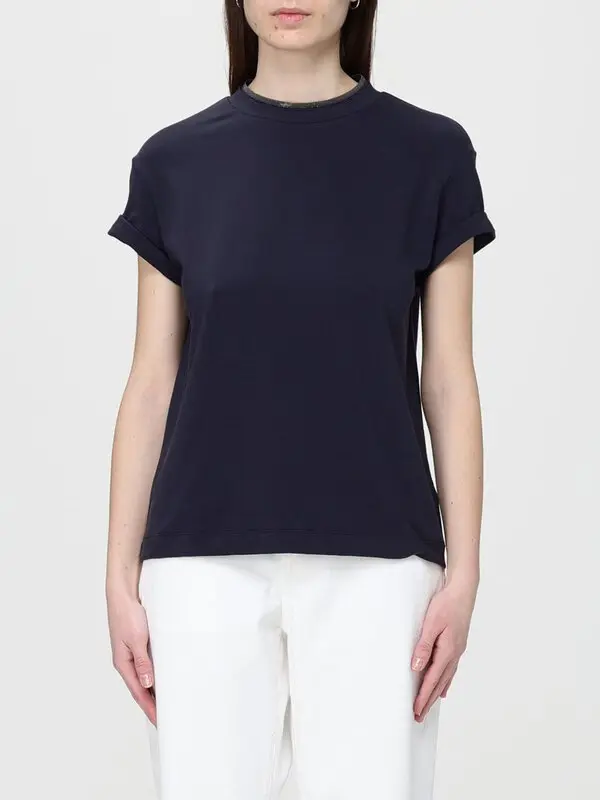 Brunello Cucinelli T-shirt Colour - Blue