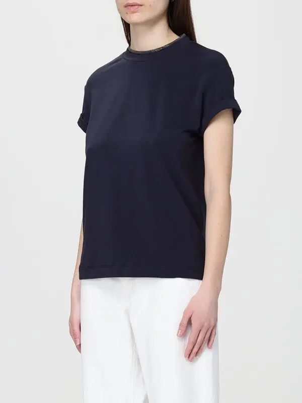 Brunello Cucinelli T-shirt Colour - Blue