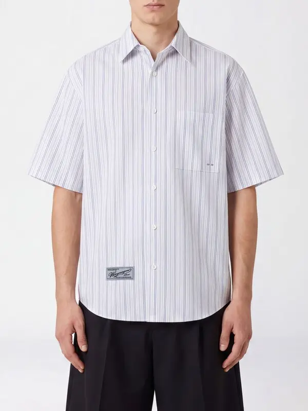 WOOYOUNGMI Short-sleeved Cotton-blend Shirt