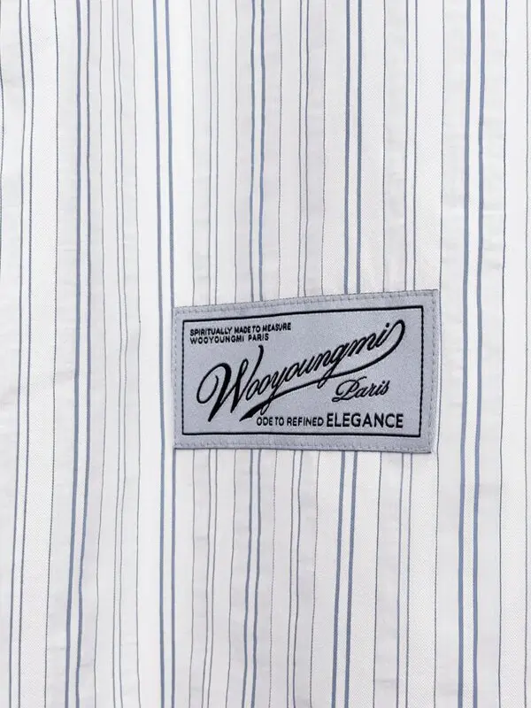 WOOYOUNGMI Short-sleeved Cotton-blend Shirt