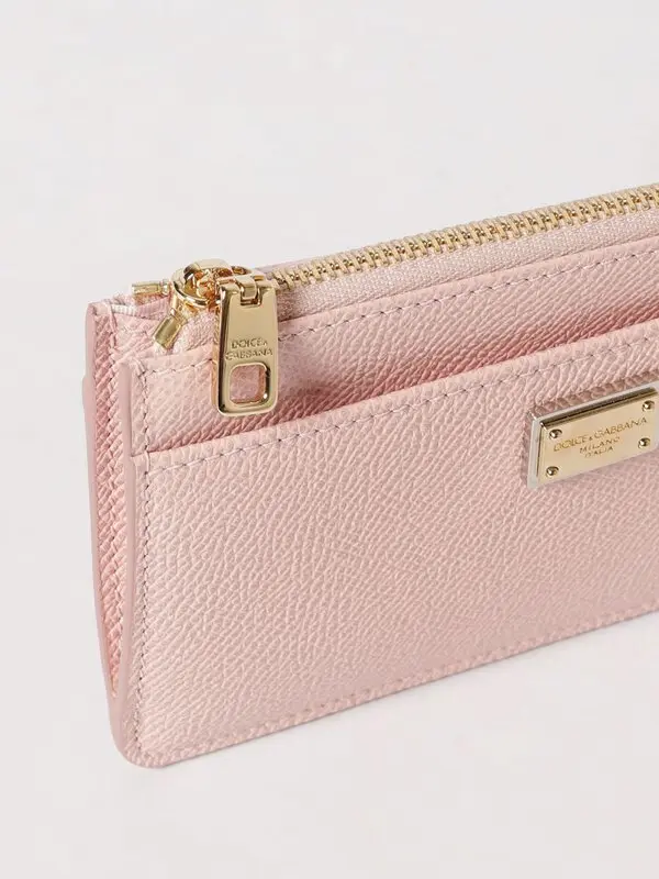Dolce & Gabbana Grained Leather Card Holder