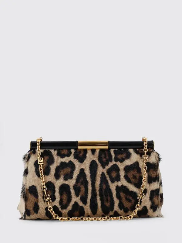 Dolce & Gabbana Marlene Shoulder Bag In Animal Print Pony Skin