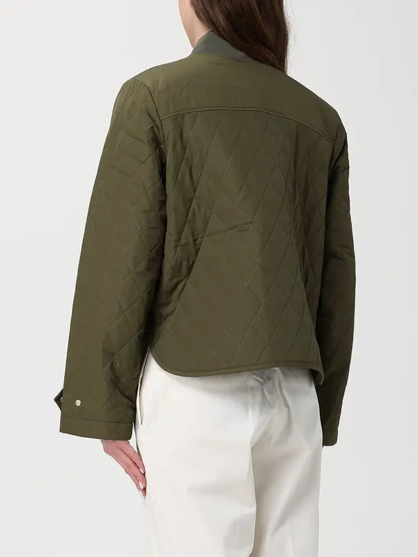 Barbour Quilted Polyester Bomber Jacket