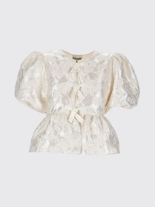 GANNI Top Colour - White