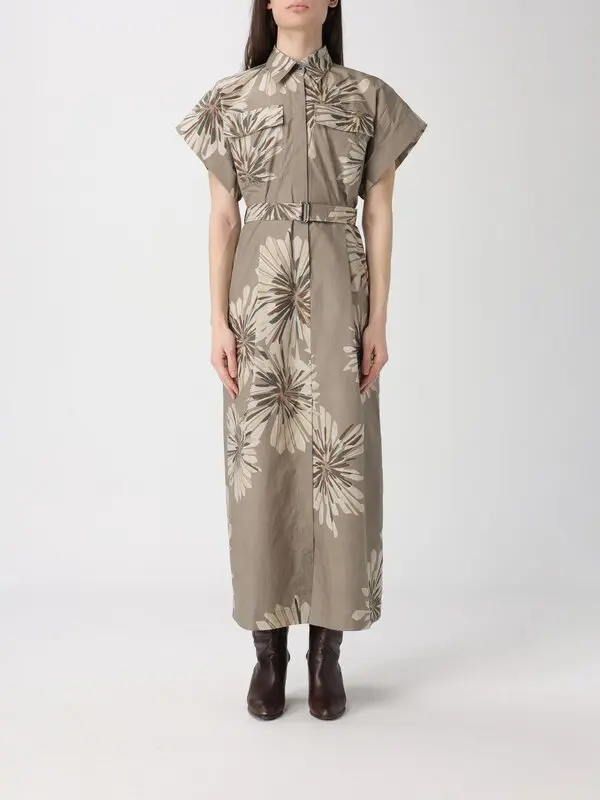 Brunello Cucinelli Printed Maxi Dress