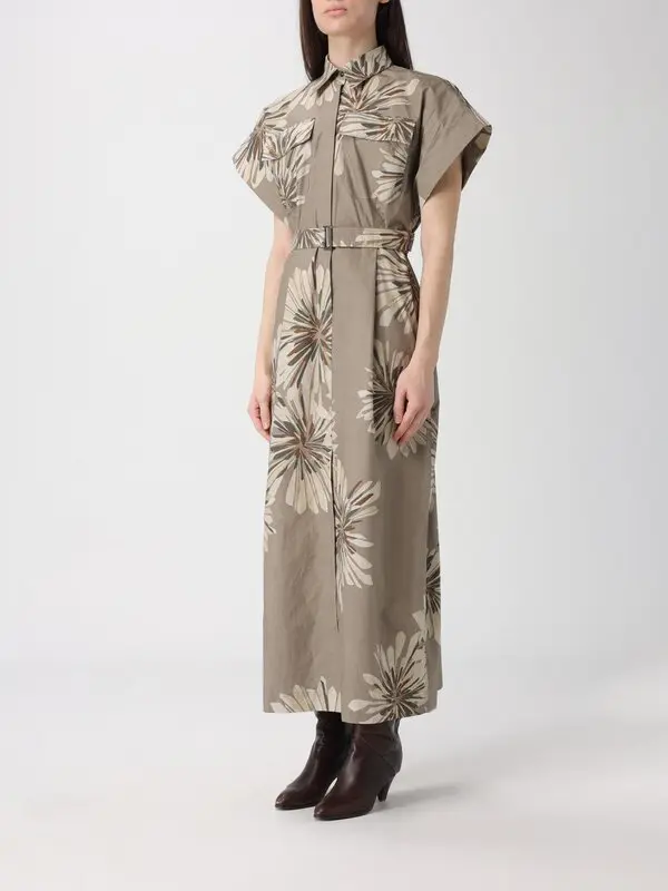 Brunello Cucinelli Printed Maxi Dress