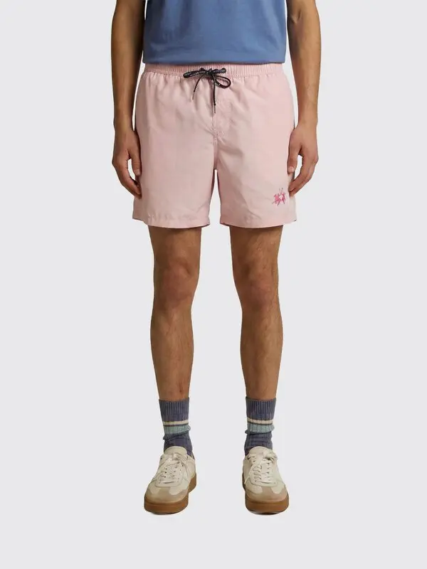 LA MARTINA Polyester Swim Shorts - Royal Blue