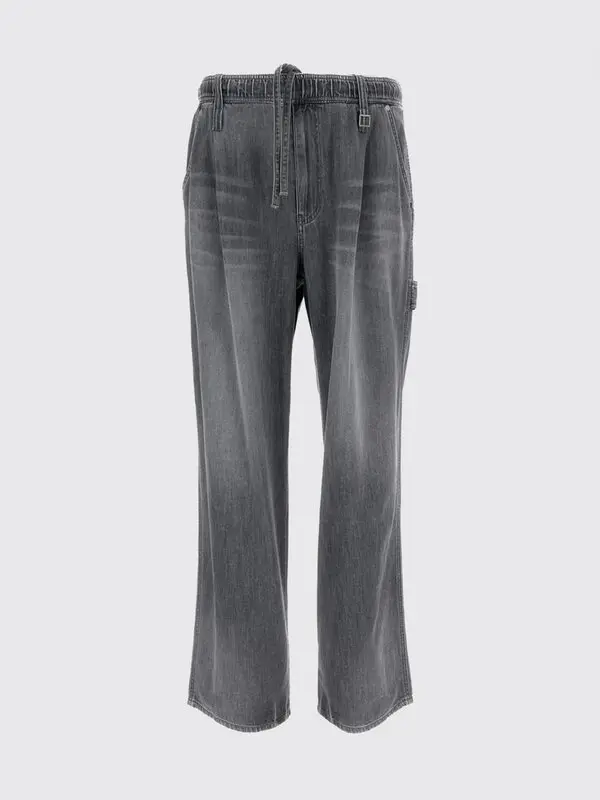 WOOYOUNGMI Wide-leg Cotton Denim Jeans With Elasticated Waist