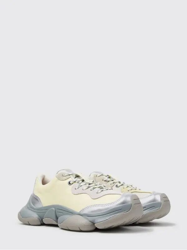 Camper Twins Bi Calfskin Leather Lace-up Sneakers With Vibram Sole