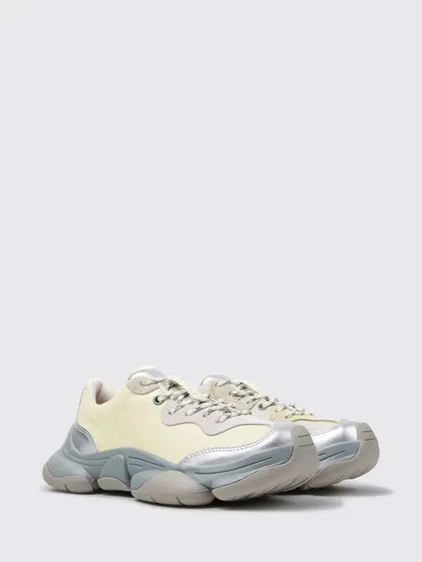 Camper Twins Bi Calfskin Leather Lace-up Sneakers With Vibram Sole - Multicolor