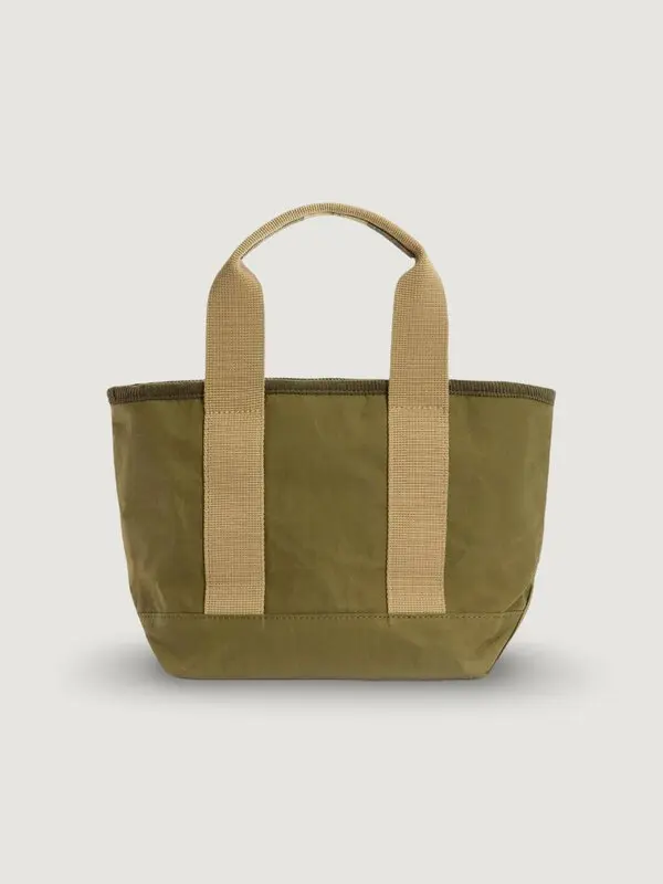 Barbour Waxed Cotton Tote Bag - Green