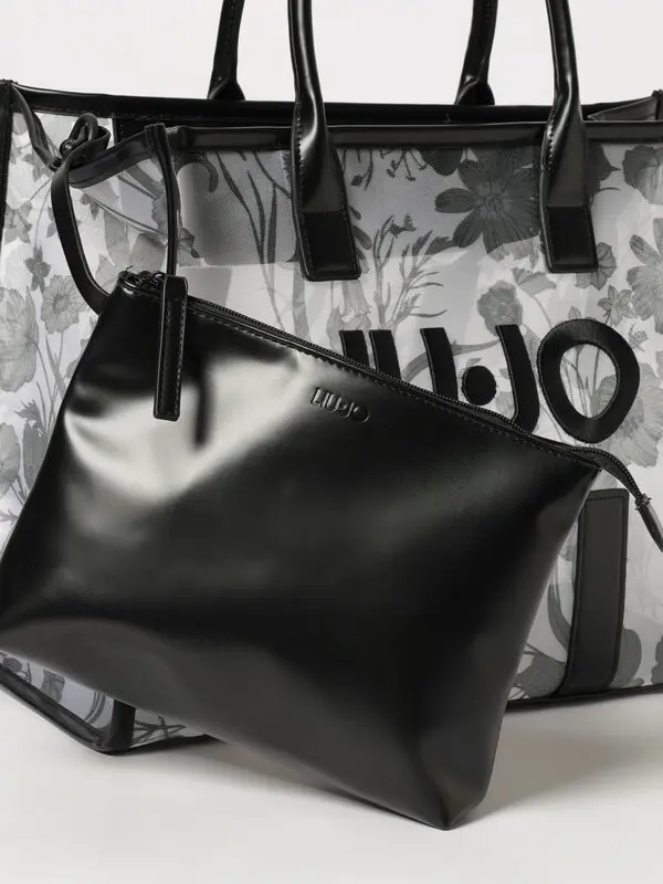 Liu Jo Floral Print Nylon Tote Bag With Removable Pouch